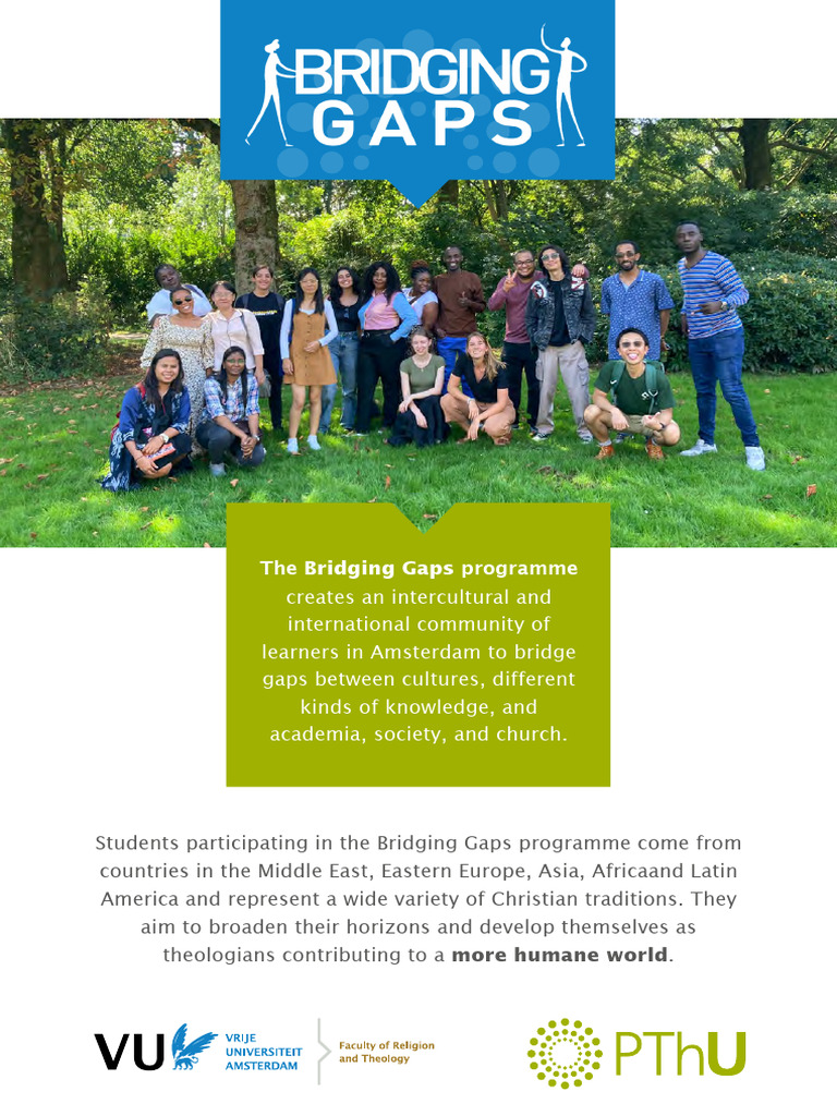 Brochure Bridging Gaps 2025 (1) | PDF | Theology | Thesis