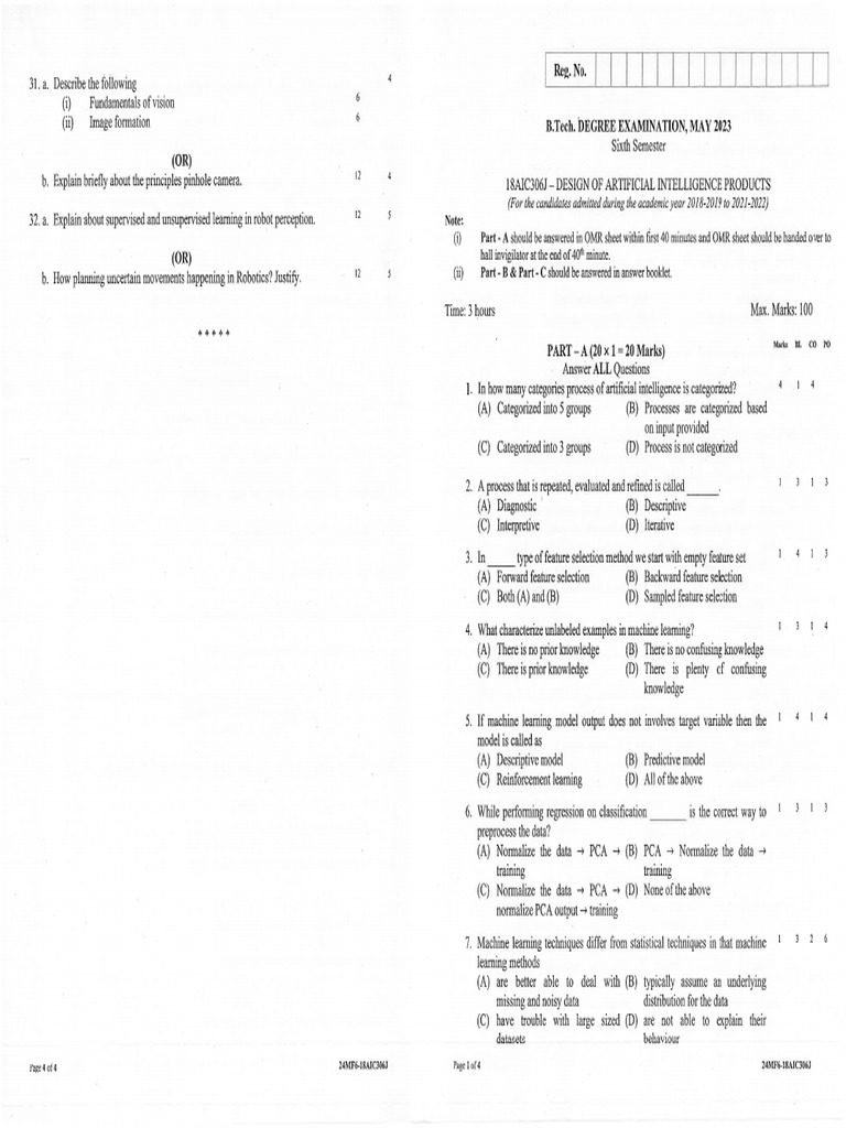 18AIC306J Daip | PDF