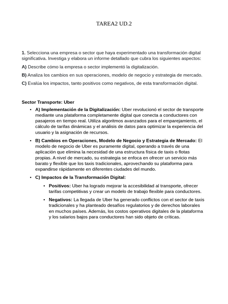TAREA 2 UD.2 Empresas | PDF | Inteligencia artificial | Inteligencia (IA) y semántica