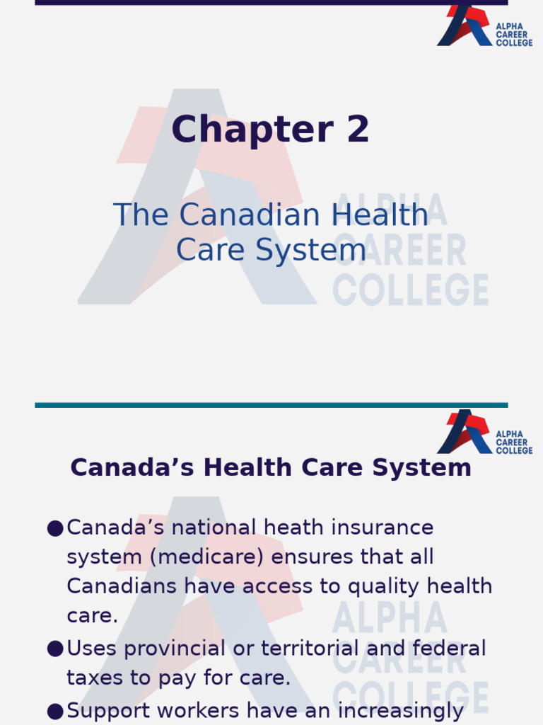 Chapter - 002 - The Canadian Health Care System 5 | PDF | Health Care ...
