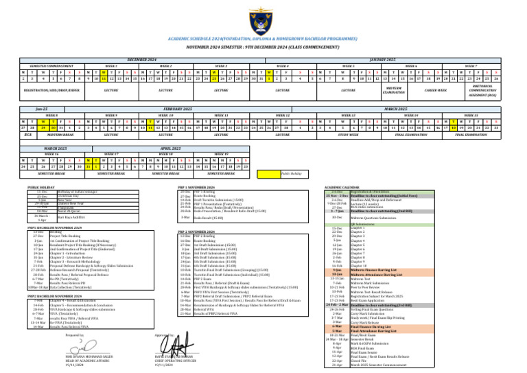Academic Calendar 2024-2025 Overview | PDF | Academic Term | Qualifications
