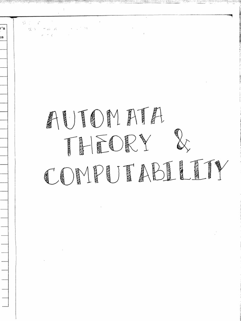 TOC Notes | PDF