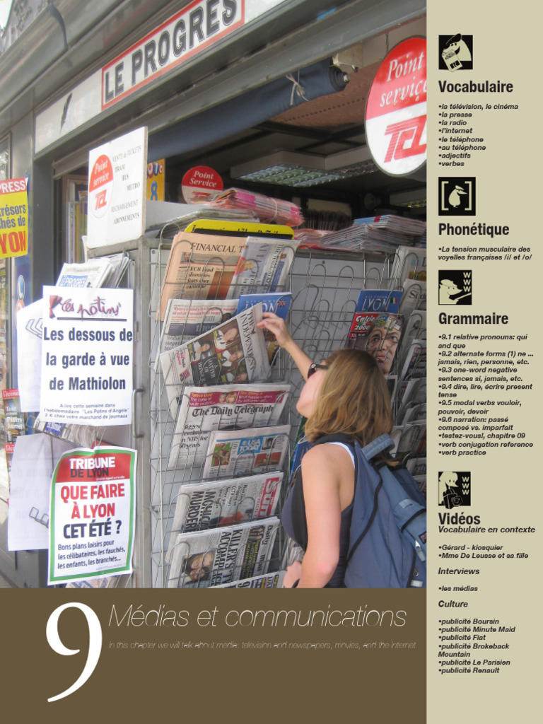 Vocabulaire des Médias en Français | PDF | Divertissement