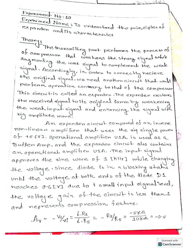 Compressor Circuit Experiment | PDF