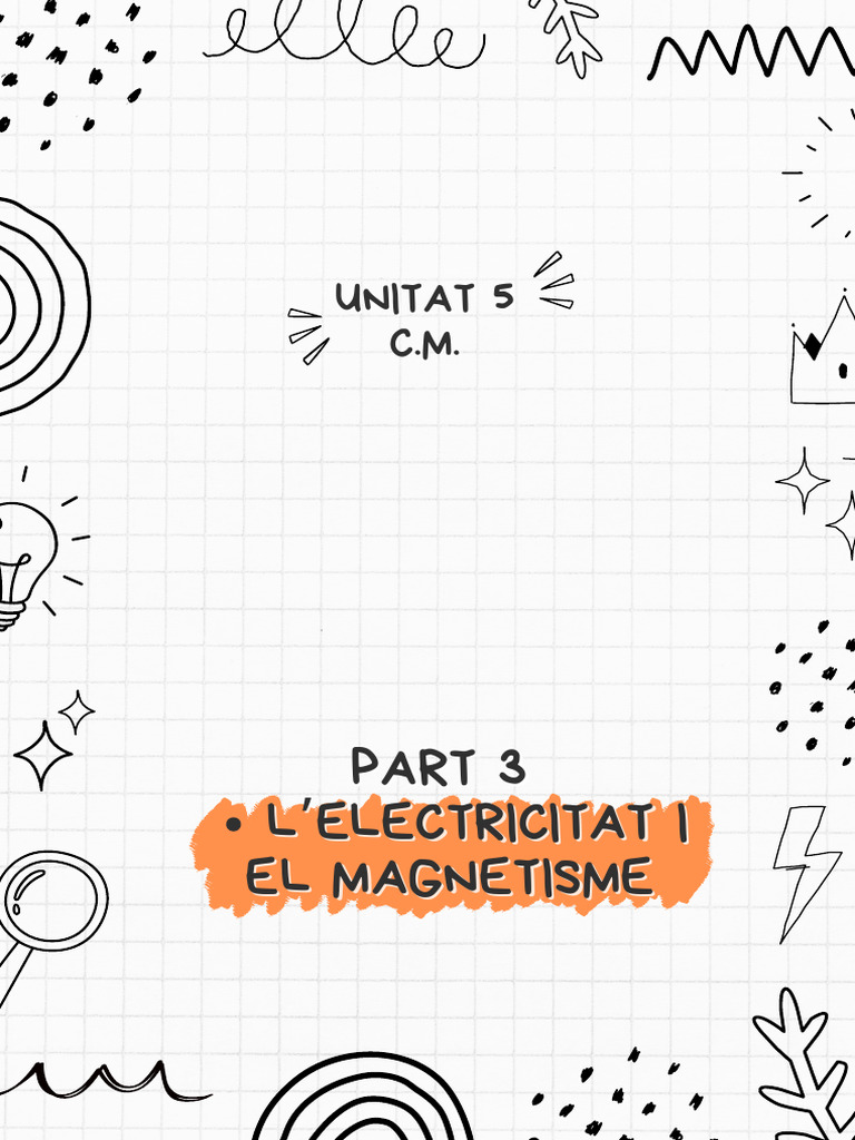Unitat 5 Cm Part 3 l'Electricitat i El Magnetisme | PDF