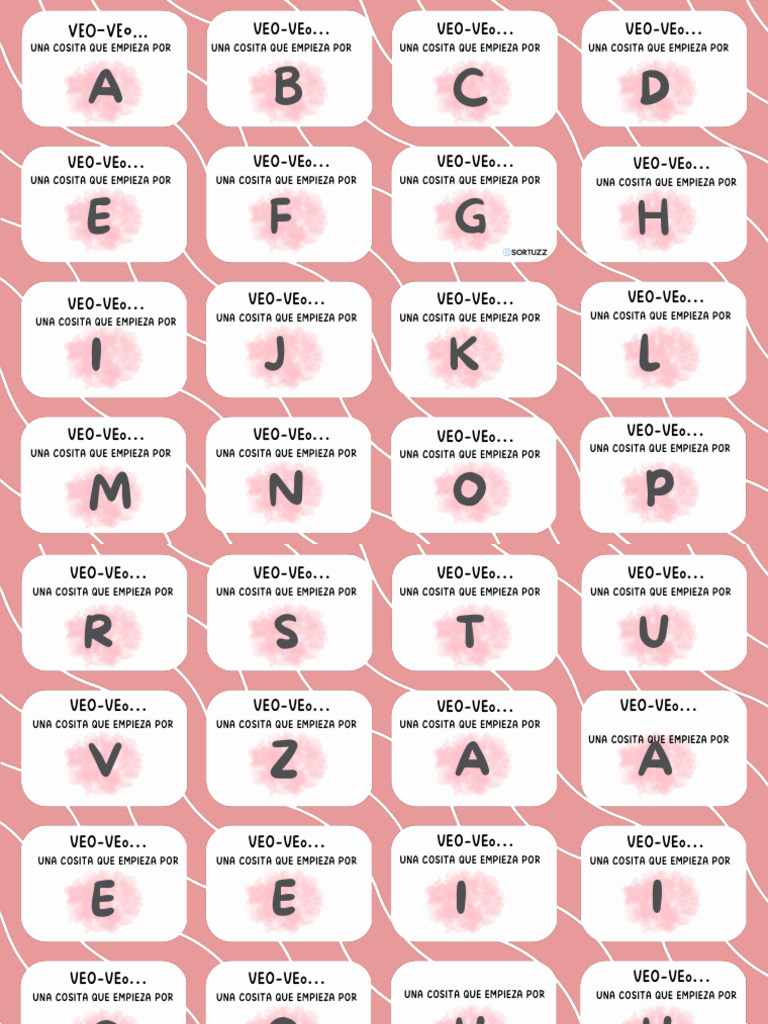 Veo Veo para Trabajar La Conciencia Fonologica PDF | PDF