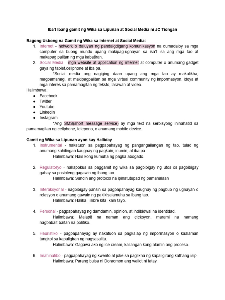 Komunikasyon at Pananaliksik sa Wika at Kulturang Pilipino | PDF