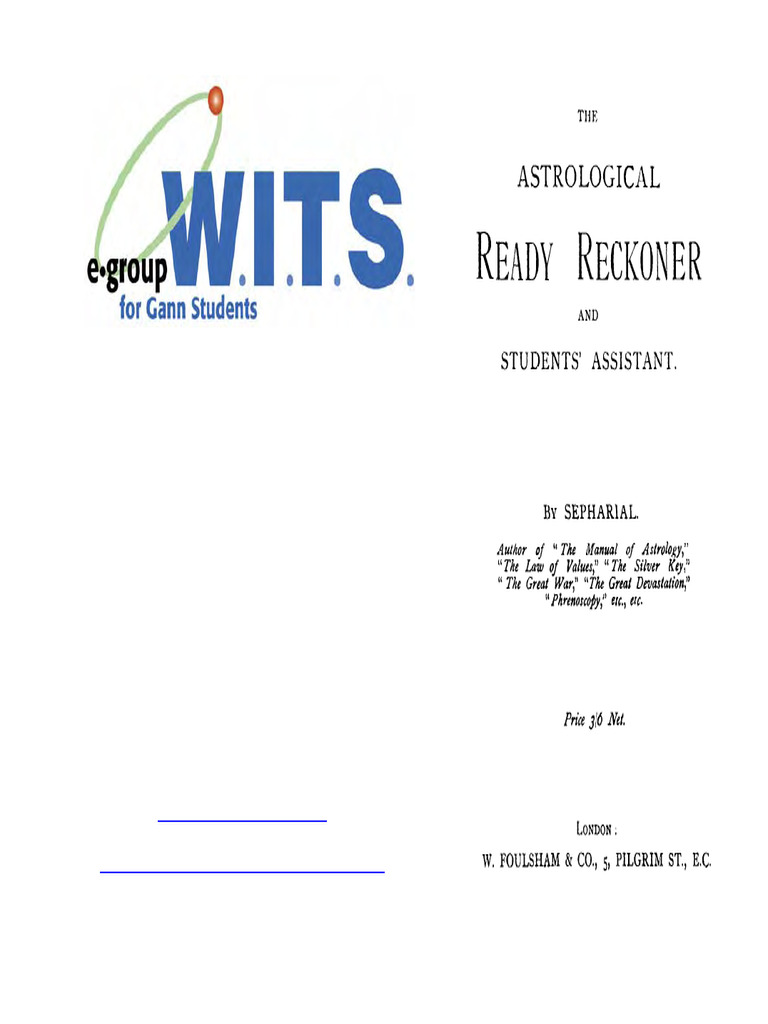 WITS: Research & Trading Community | PDF