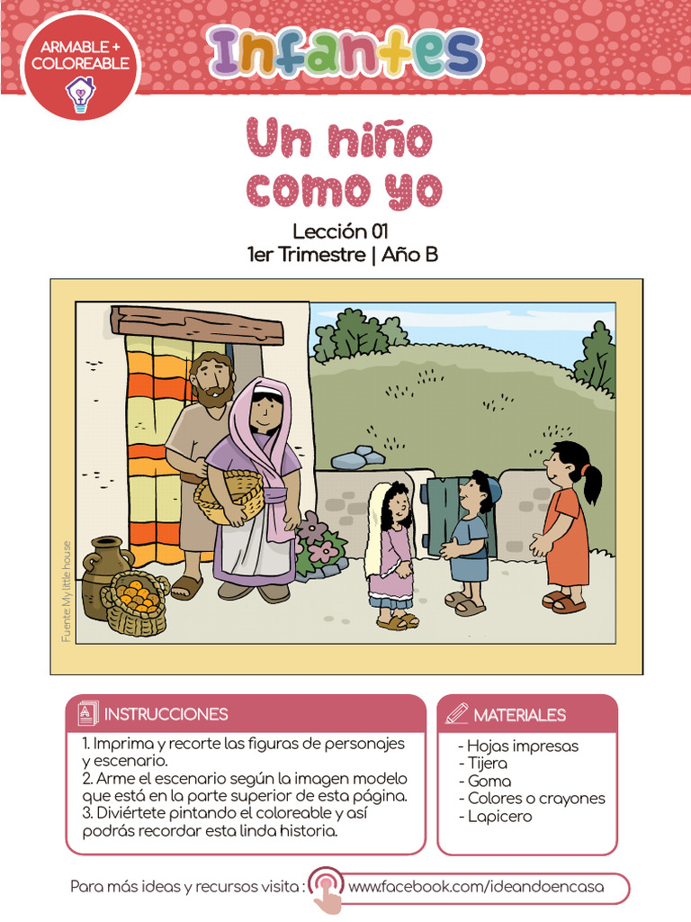 Libro de Actividades Infantes 1T Año B 2025 | PDF | Jesús