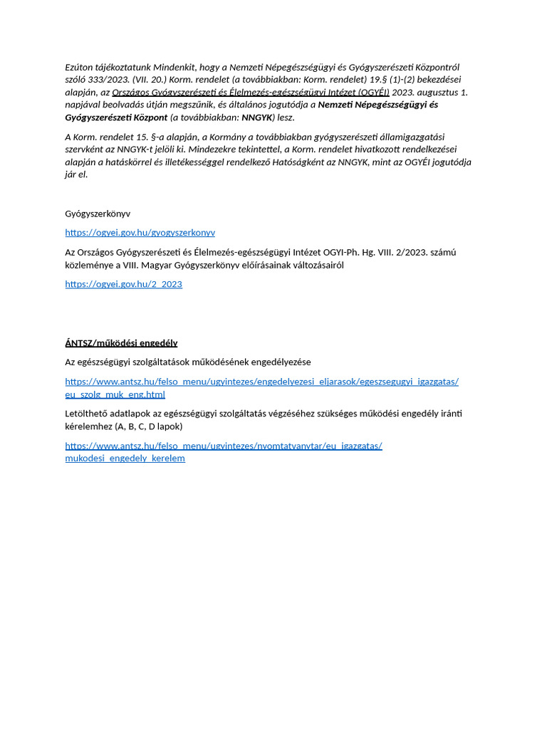 OGYÉI Jogutód | PDF