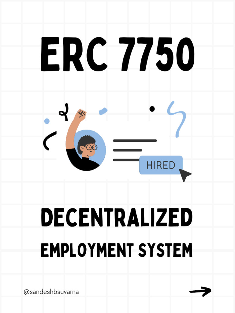 ERC 7750 - Decentralized Employment System | PDF | Employment | Salary