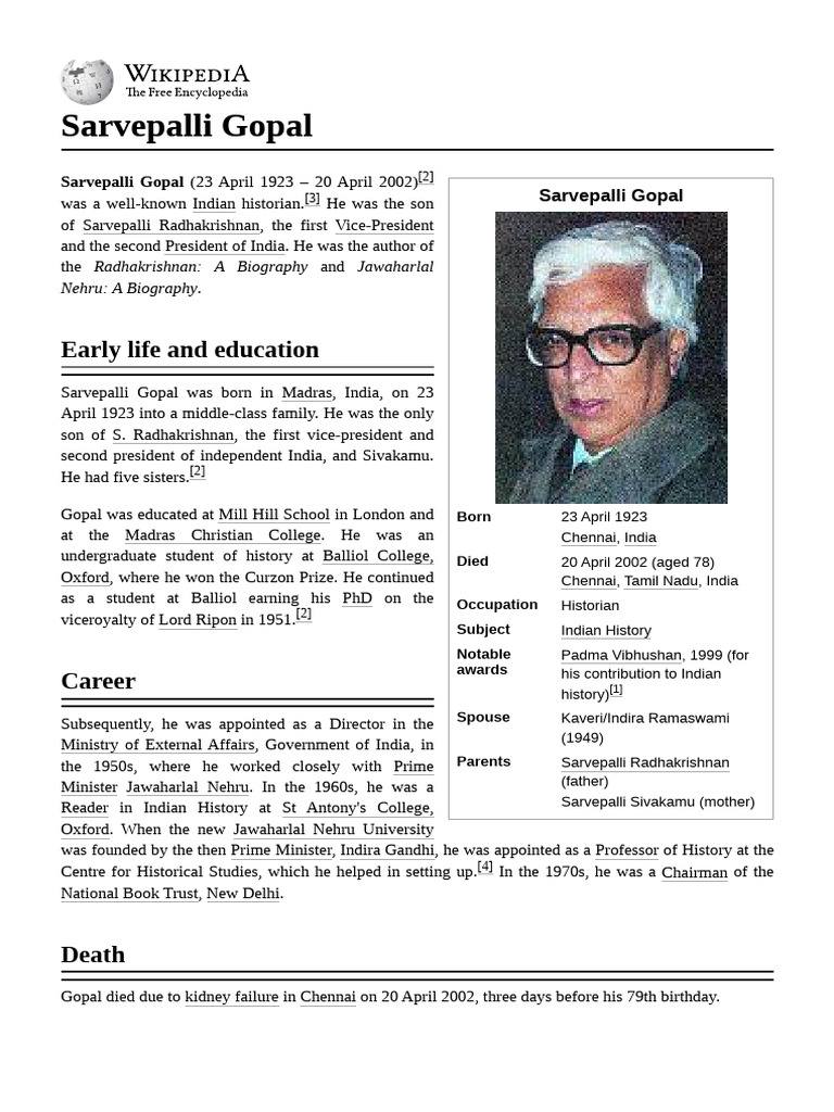 Sarvepalli_Gopal | PDF