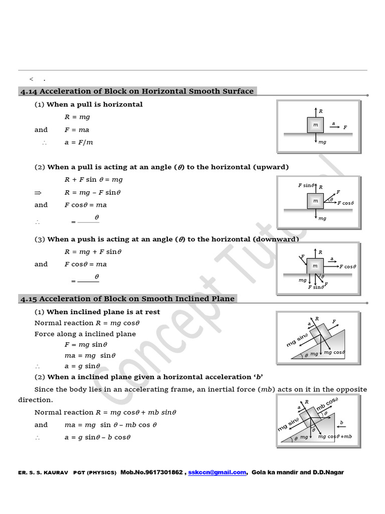 Newton Law of Motion Part II 2 | PDF | Weighing Scale | Mass