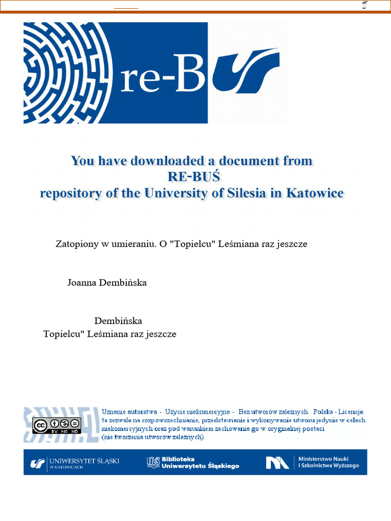 Topielec Lesmiana | PDF