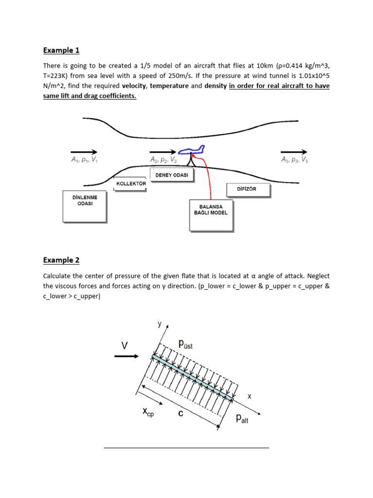 Aerodynamics Problem Set | PDF | Drag (Physics) | Lift (Force)