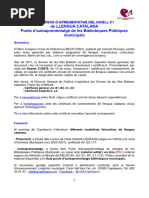 Certificat de Nivell de Suficiència de Català (C1) : Model D'examen | PDF