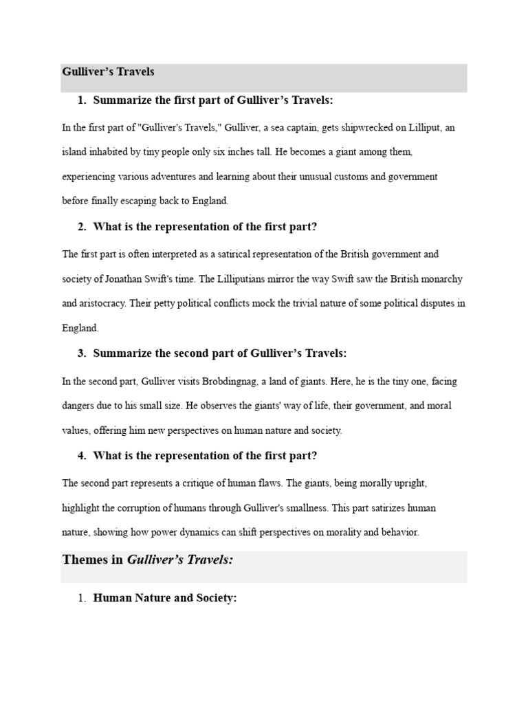 1 - Final - Dr. Ashraf - Robinson Crusoe 3 | PDF | Gulliver's Travels ...