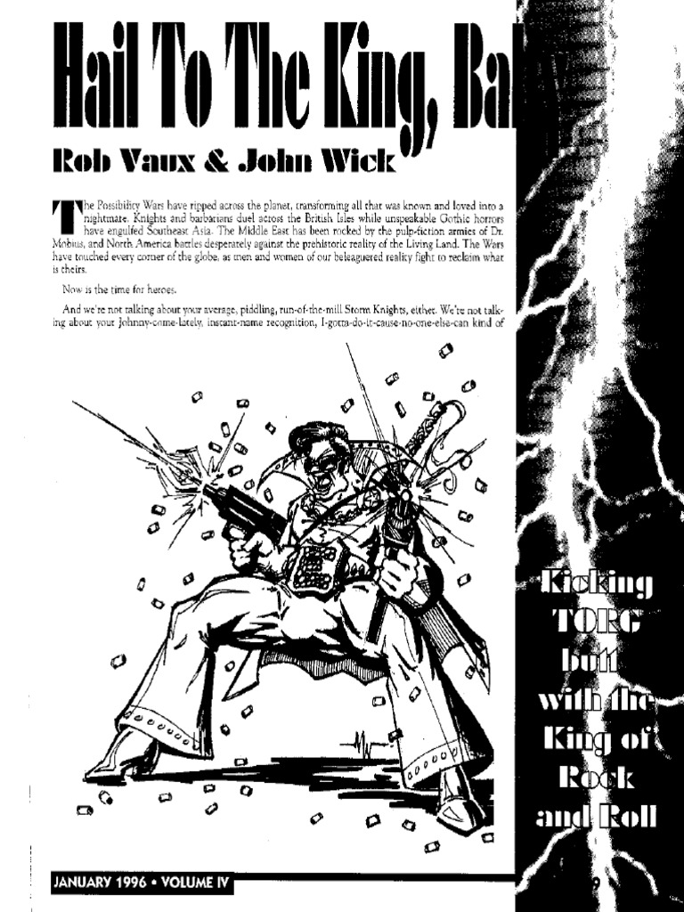 Torg - Hail To The King Baby | PDF