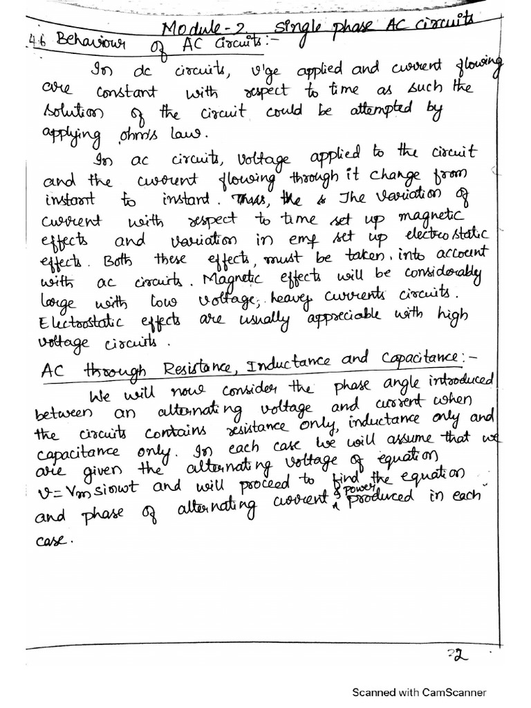 Electrical Notes | PDF