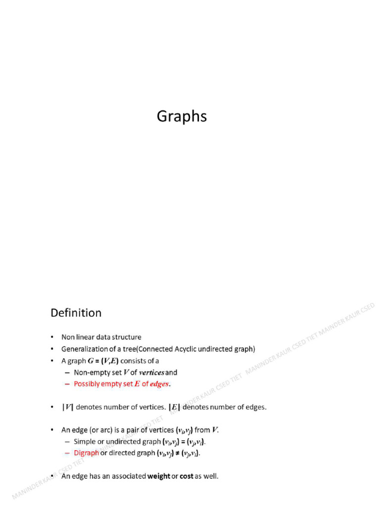 7.1-Graphs-Introduction_-Representation_Applications | PDF