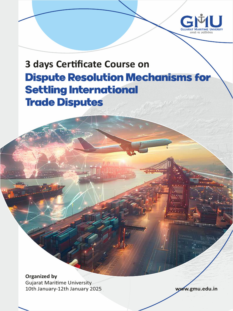 3 Day Certificate Course Brochure | PDF | Mediation | Arbitration