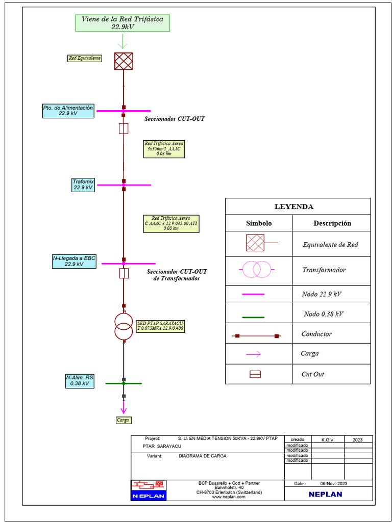 Diagrama Unifilar - PTAP Sarayacu | PDF | Cantidades fisicas | Energia electrica