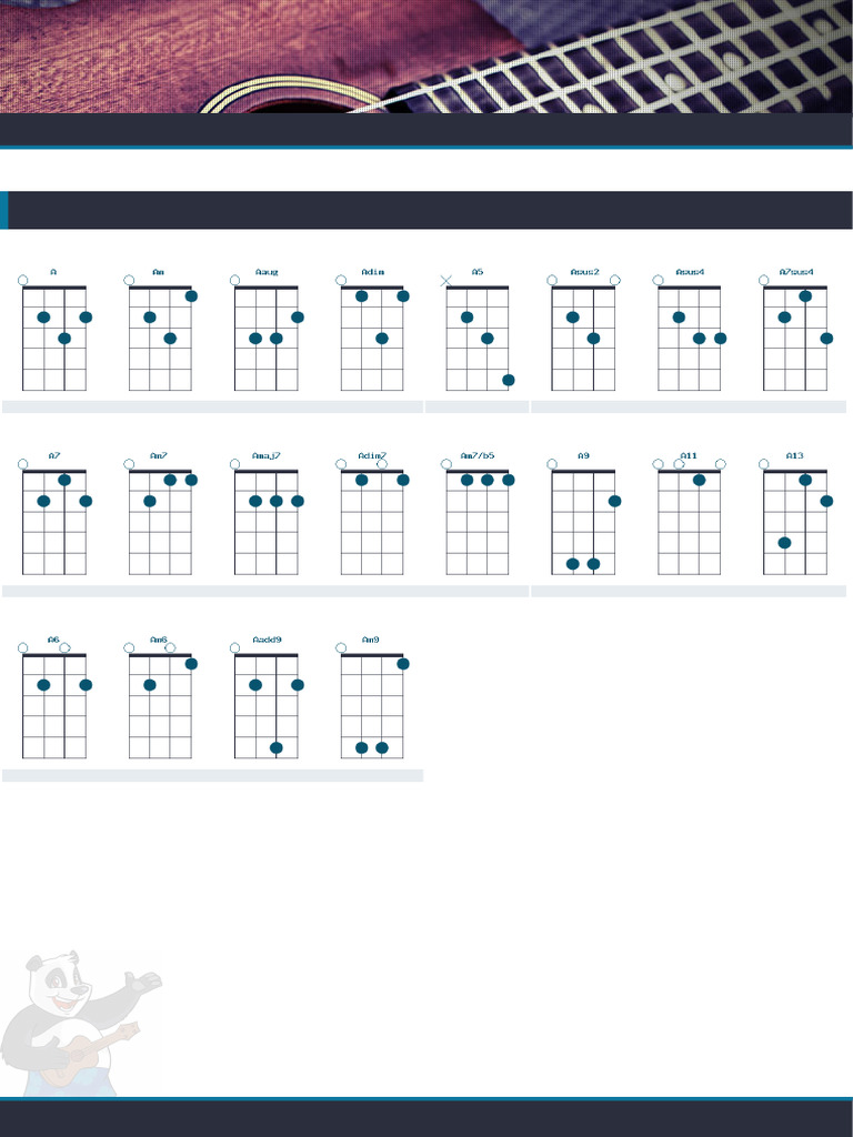 Complete Ukulele Chords D Tuning | PDF | Chord (Music) | Pitch (Music)