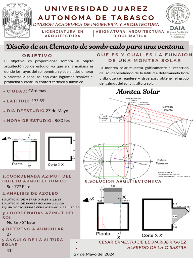 Análisis de Montea Solar en Arquitectura | PDF