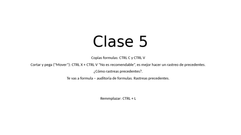 Clase 5 | PDF