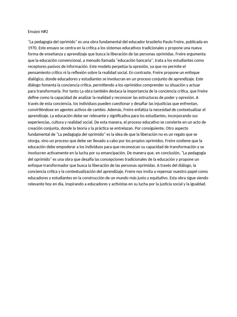 Ensayo N#2-WPS Office | PDF