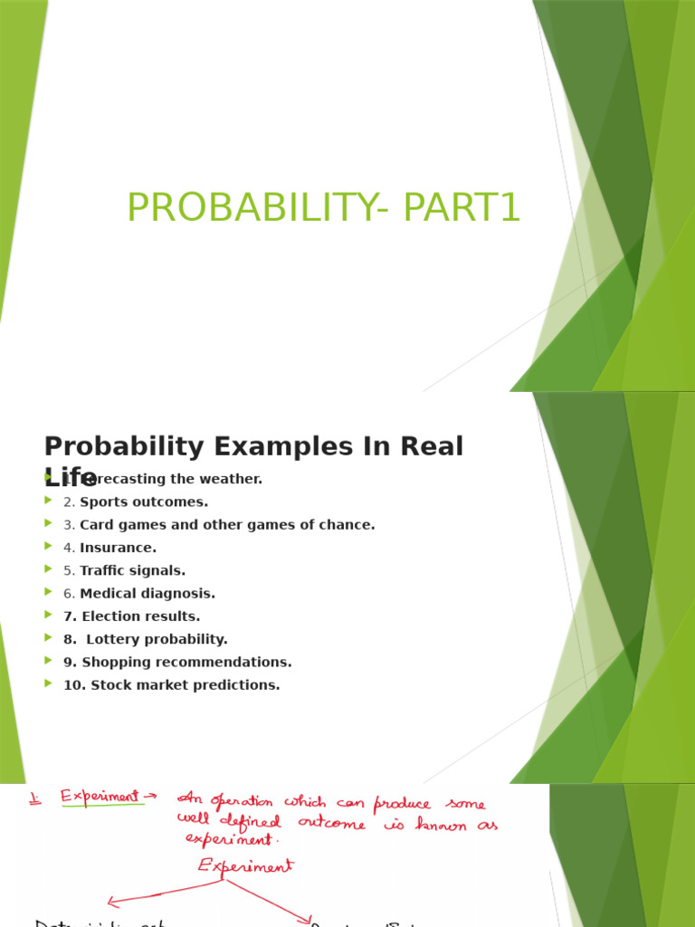 Real-Life Probability Examples | PDF