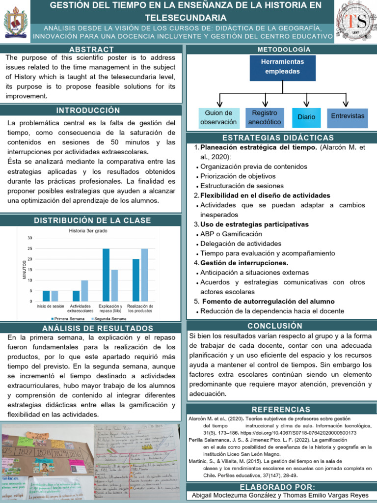 Poster Científico | PDF | Enseñando | Salón de clases
