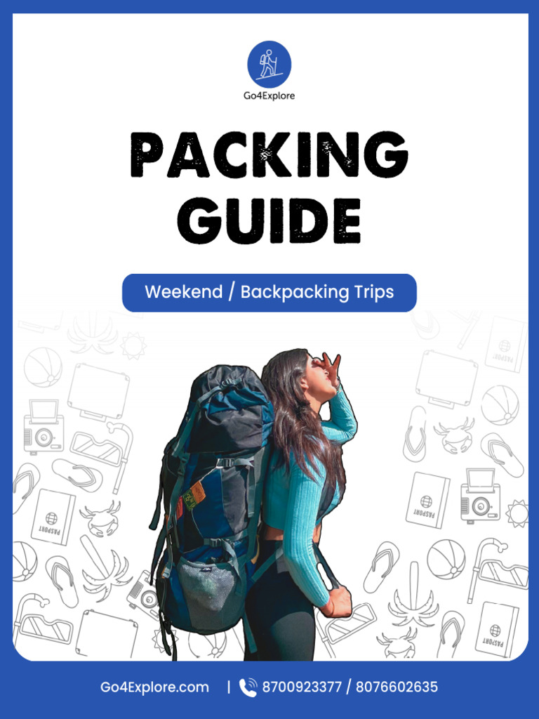 Packing Guide Weekend & Backpacking - Go4Explore | PDF