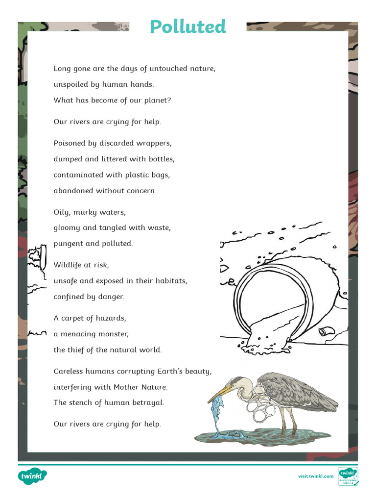 UKS2 Polluted Questions and Answers | PDF | Poetry | Natural Environment