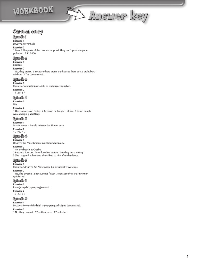 Evolution Plus 6klasa Cartoon Answer Key | PDF