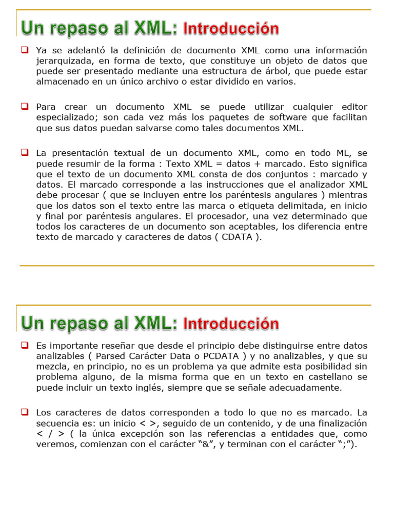 Web XML W3C DTD XMLSchema | PDF | Xml | Estándares del consorcio World Wide Web
