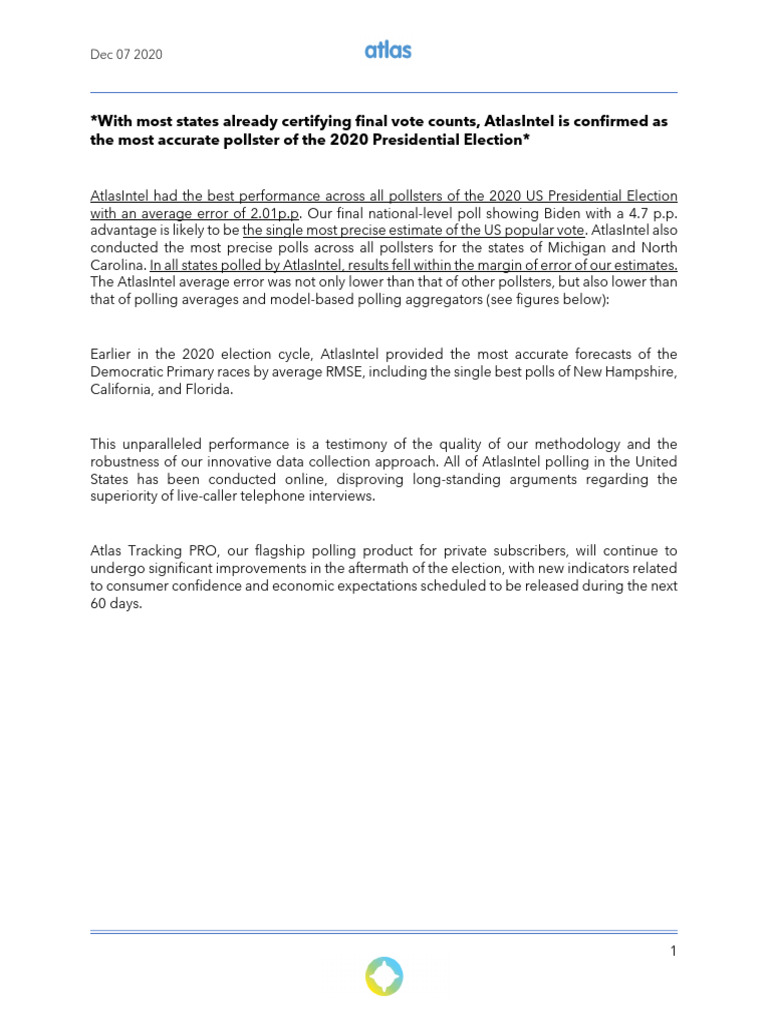 Atlas Flash Briefing 120720 US | PDF | Opinion Poll | Presidency Of The ...