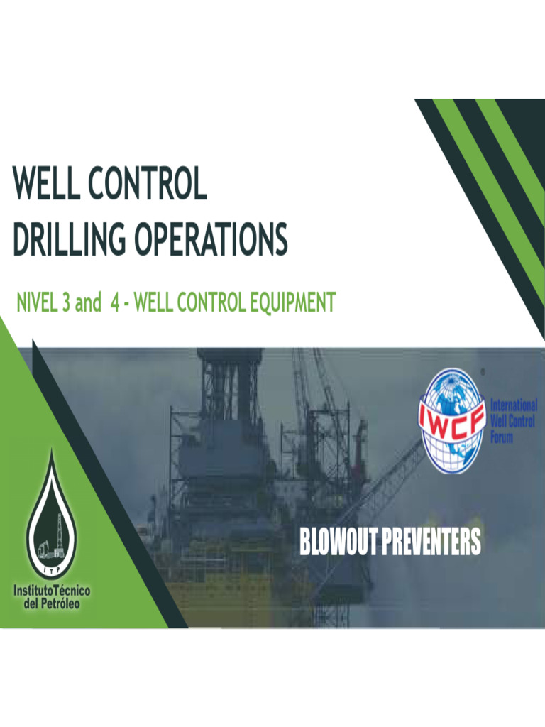 Well Control Equipment - Blowout Preventers | PDF | Perforación | Presión