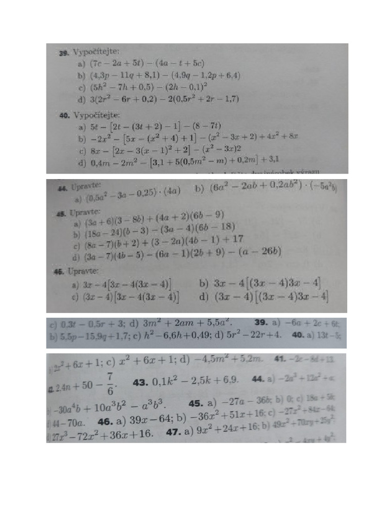 Priklady Matika | PDF