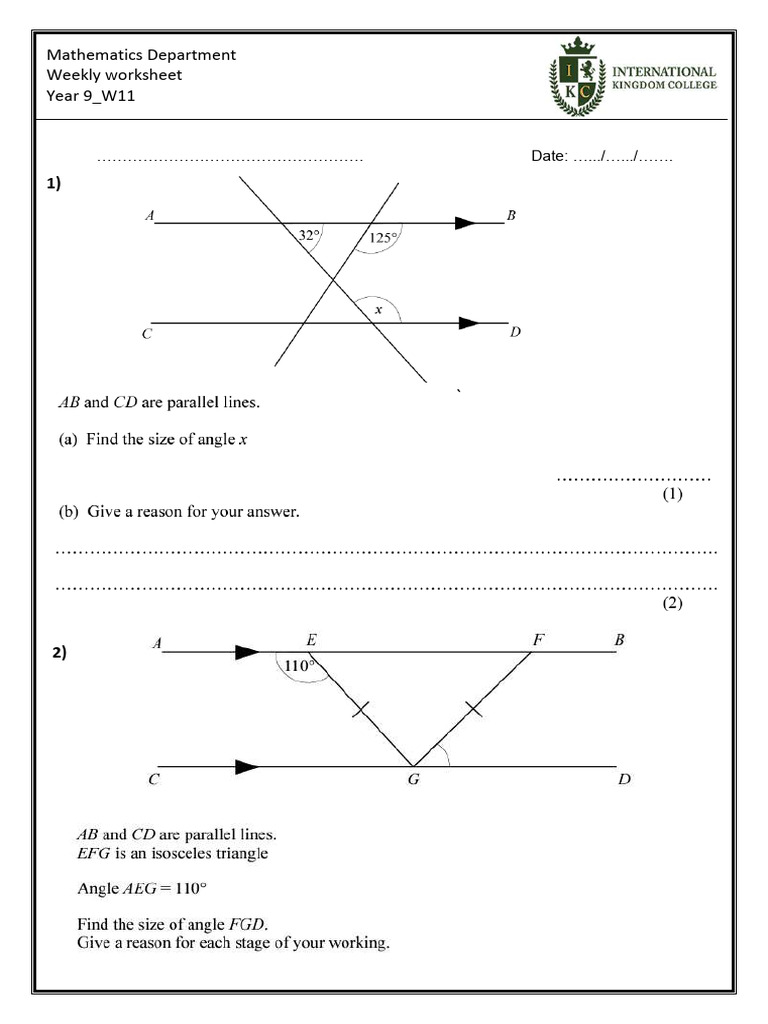 (W11) Weekly Worksheet | PDF