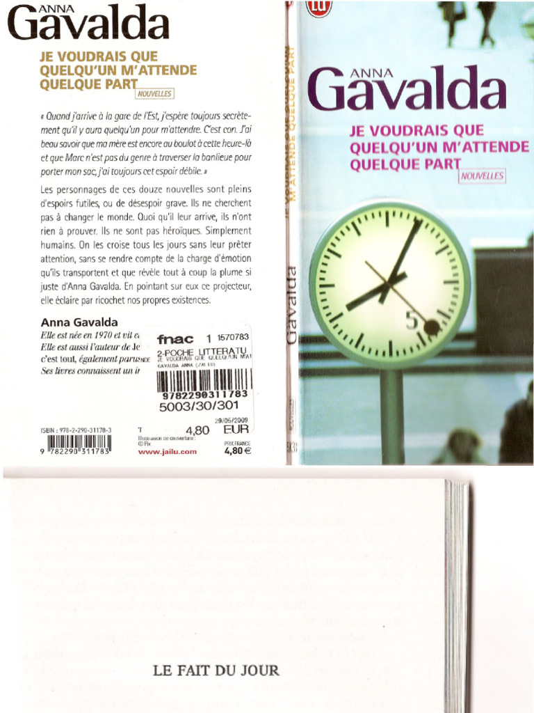 Nouvelle Le Fait Du Jour de Gavalda1999 | PDF