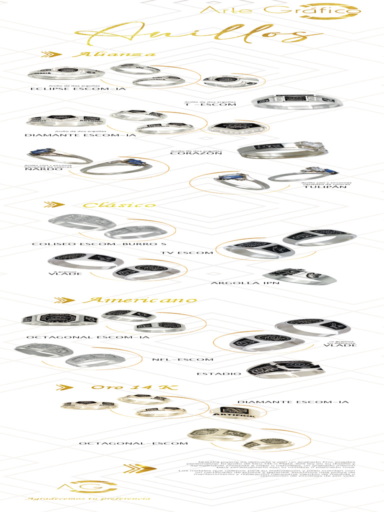 Catalogo Anillos Escom | PDF