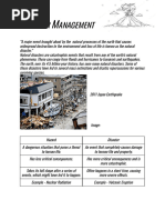 Understanding Man-Made and Natural Calamities | PDF | Natural Disasters ...