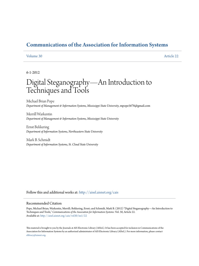 Digital_Steganography_An_Introduction_to | PDF | Data Compression | File System
