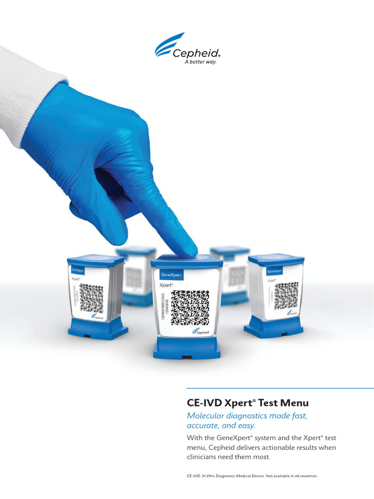 Cepheid GeneXpert System Menu Flyer CE IVD 0293 English | PDF ...