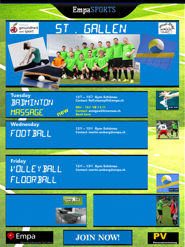 EMPA Sports Activities and Updates | PDF
