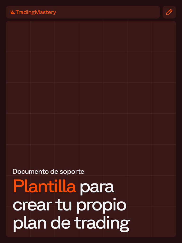 Plantilla Completa para Plan de Trading | PDF