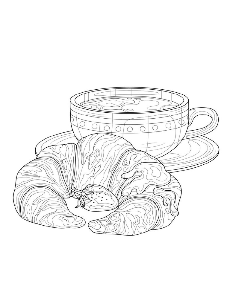 Kolorowanka Rogalik | PDF