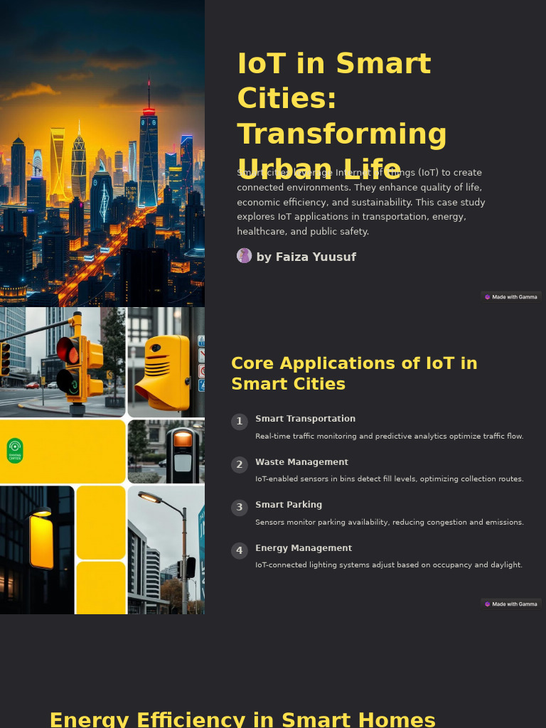 IoT Transforming Smart Cities Today | PDF | Internet Of Things ...