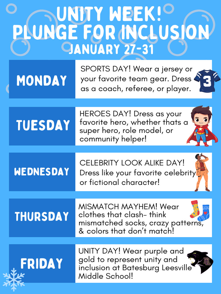 Unity Week - Spirit Week | PDF